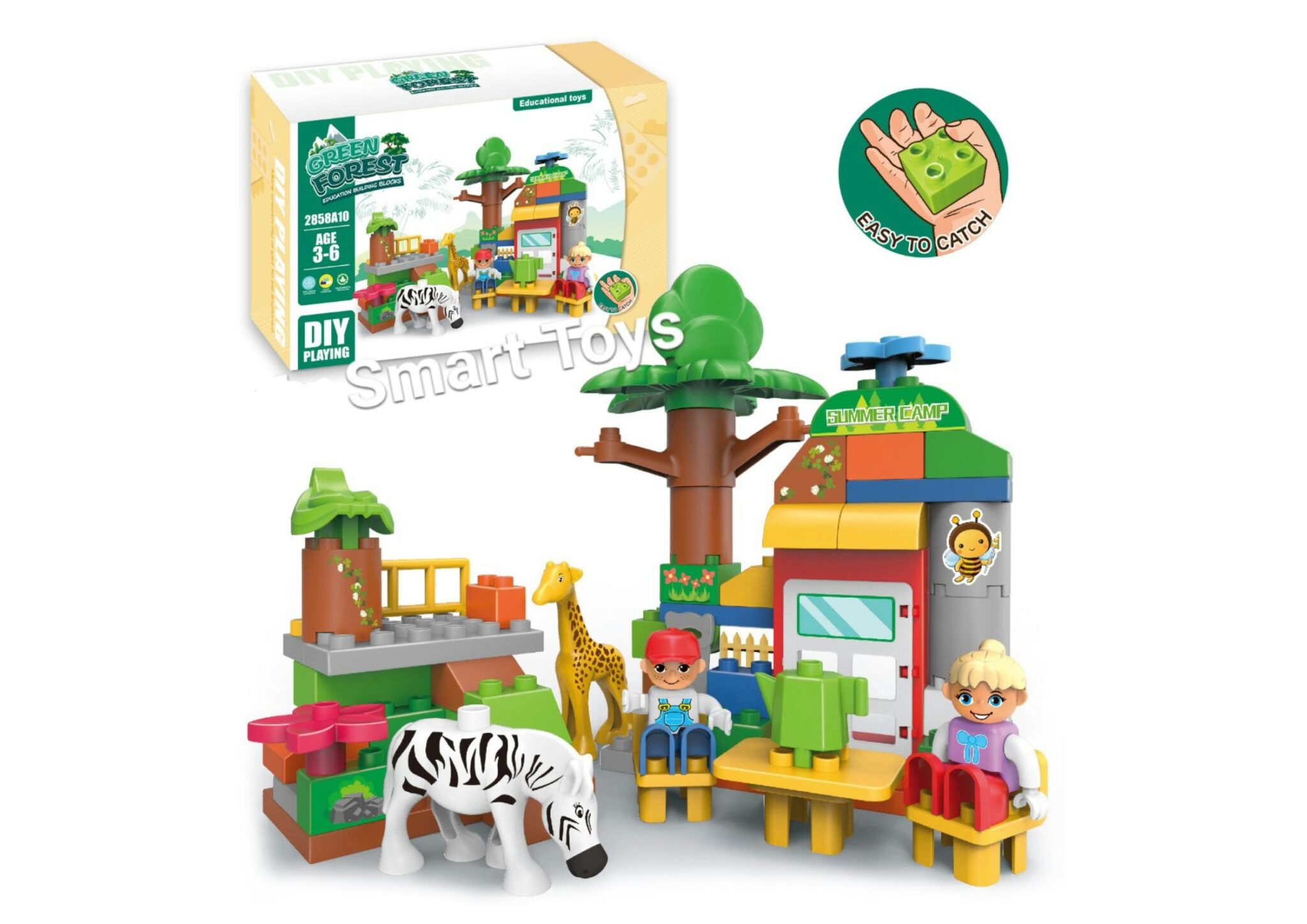 GREEN FOREST EDUCATIONAL BUILDING BLOCKS – Toysmart.lk